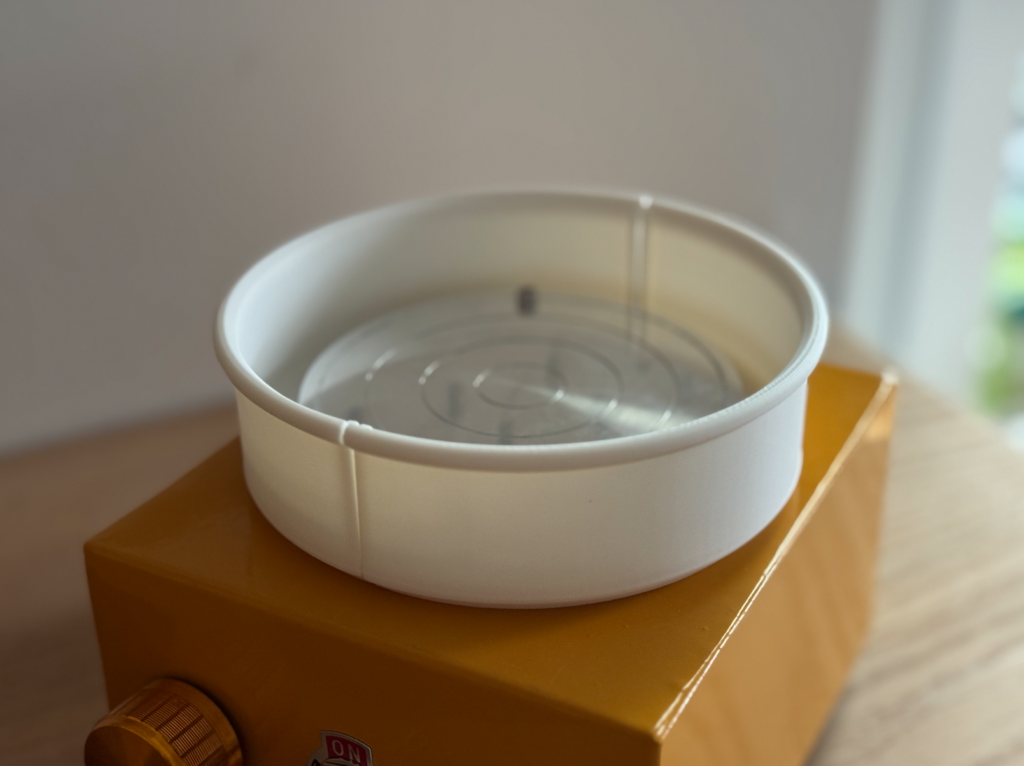 Mini Pottery Wheel Magnetic Splash Pan 3d print files - Metro Grade Goods